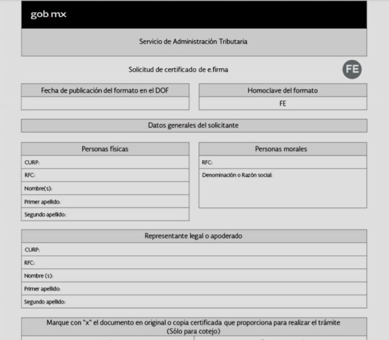 e.firma | RFCméxico.com Tramita tu e.firma en línea